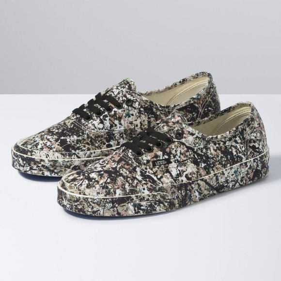 Vans | Shoes | Moma X Vans Jackson Pollock Authentic Sneakers | Poshmark
